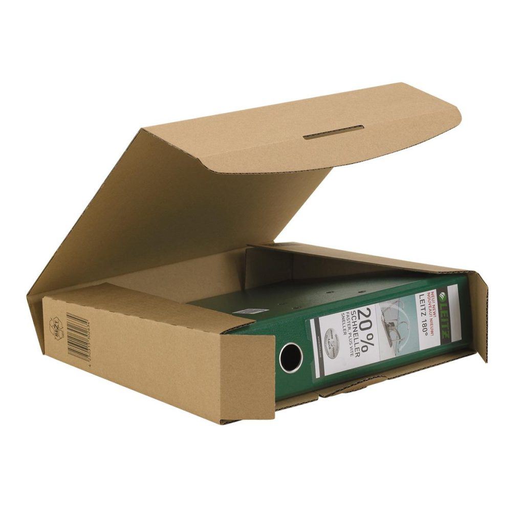 Ordner archief/transport verpakking ECO, bruin | Dozendeal.nl